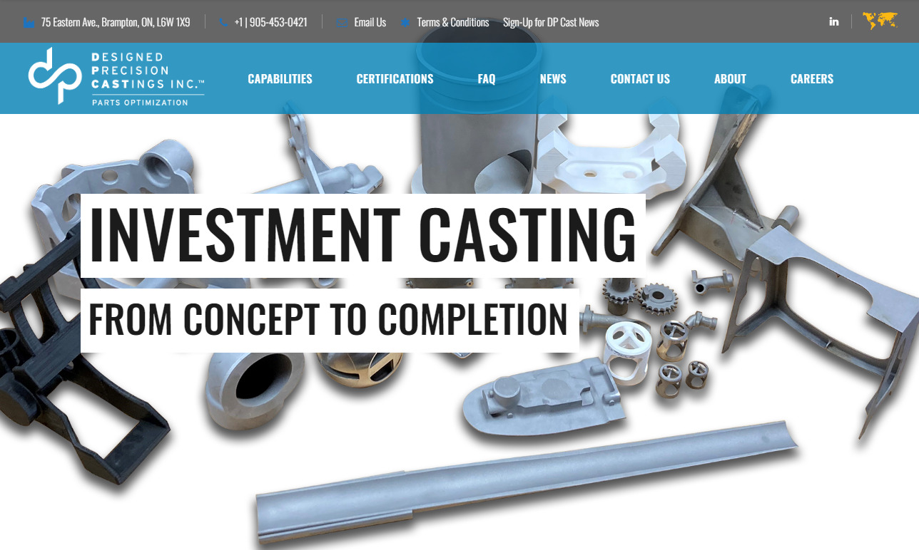 Aluminum Investment Casting Companies Services